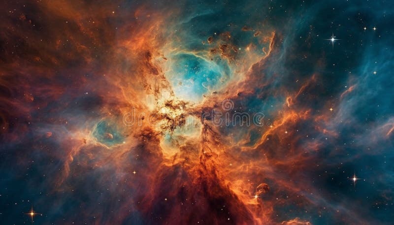 Exploring the Deep Galaxy, a Bright Star Field Explodes Abstractly ...