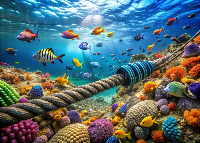 Exploring the Deep Sea a Stunning Image of an Underwater Submarine ...