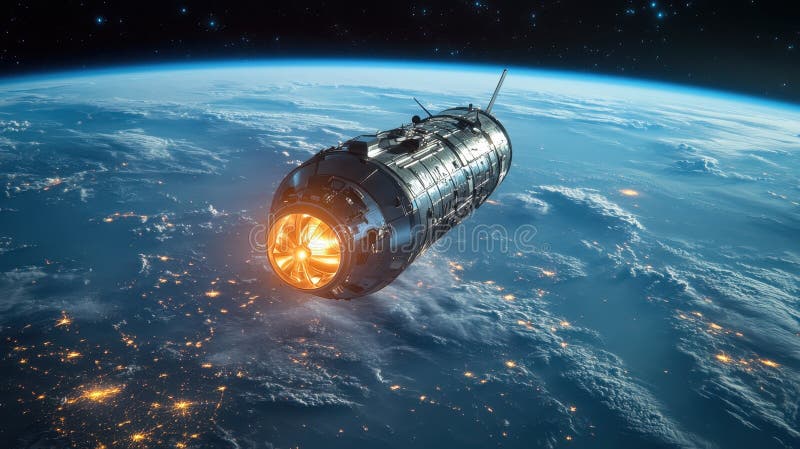 Exploring Deep Space As a Futuristic Spacecraft Ignites Its Propulsion ...