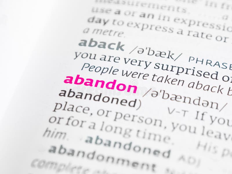 Exploring the Definition and Various Connotations of the Word Abandon ...