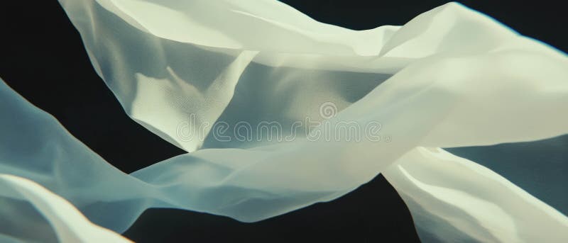 Exploring the Delicate Translucence of Rice Paper in Motion Against a ...