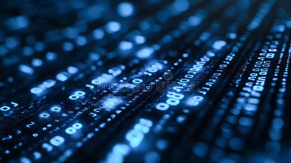 Exploring the Depth of Digital Realms through Blue Binary Codes in a ... Exploring the Depth of Digital Realms through Blue Binary Codes in a ...