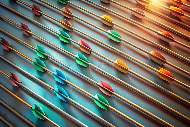 Exploring Depth and Dimension 3D Stereoscopic Arrow Illustrations ...