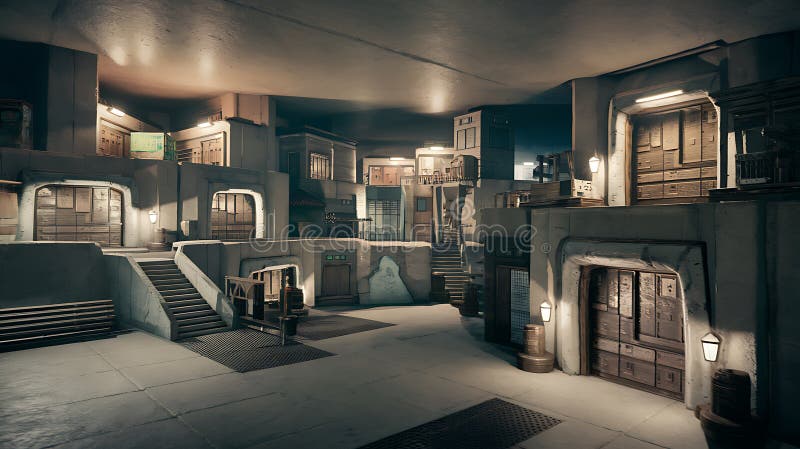 Exploring the Depths a Captivating Subterranean City Designed for ...