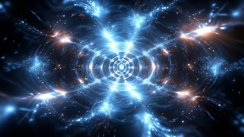 Exploring Depths Dynamic Light Energy Patterns Space Stock Photos ...