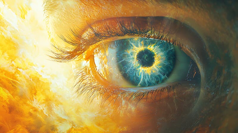 Exploring the Depths of Perception an Abstract Representation of an Eye ...