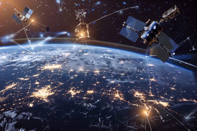 Exploring the Depths of Space with Satellites Orbiting Earth at ...