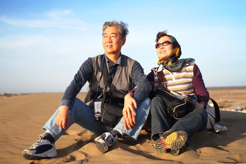 Exploring the desert stock image. Image of people, explore - 19510943