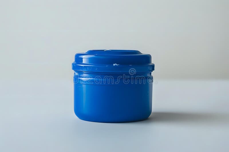 Exploring the Design of a Simple, Cylindrical, Blue Plastic Container ...