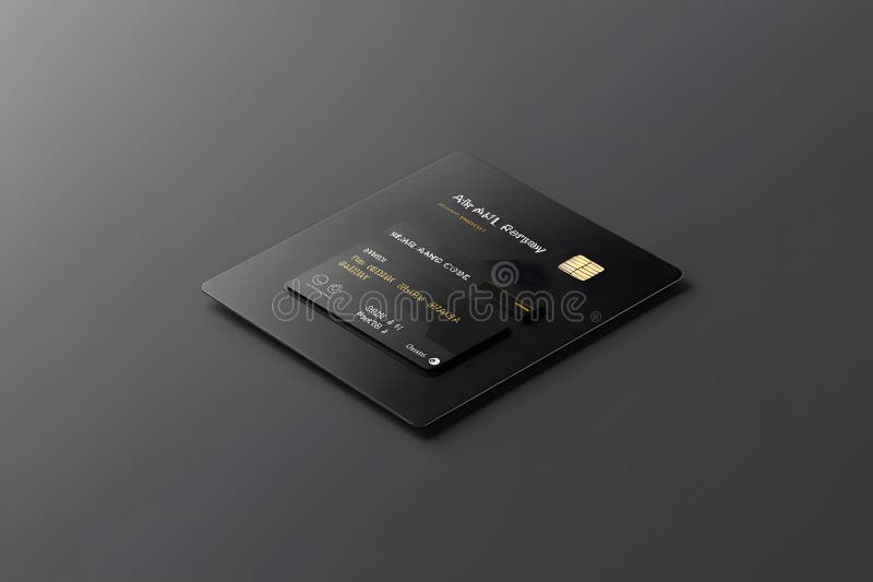 Exploring the Design of a Sleek, Modern Payment Card, a Detailed ...