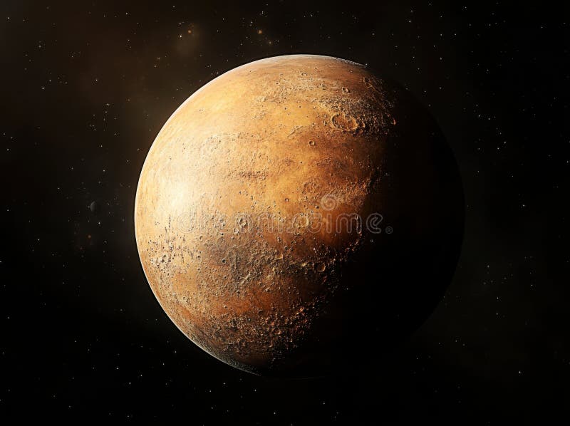 Exploring the Detailed Surface of Mars with a Captivating View from ...