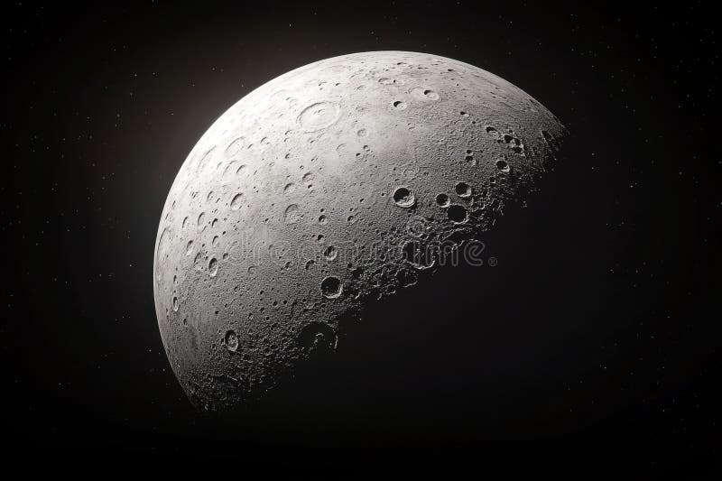 Exploring the Detailed Surface of the Moon Captured in Deep Space ...