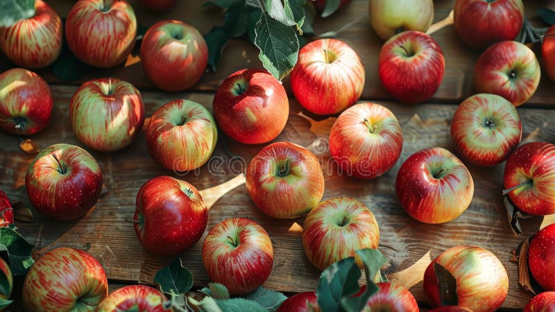 Exploring Different Varieties of Apples in a Rustic Orchard Setting ...