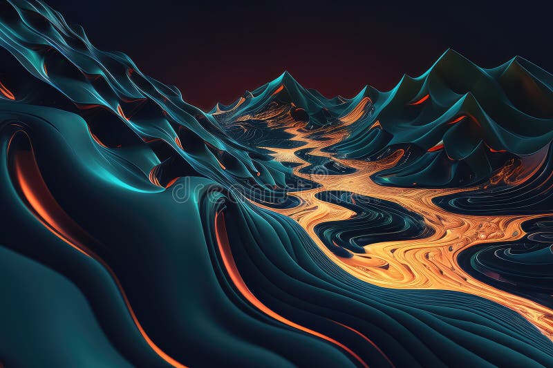 Exploring the Digital Depths of Rippling Waves and Undulating Ripples ...