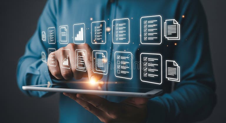 Digital Document Management System Software Cloud Technology Business Automation Workflow ...