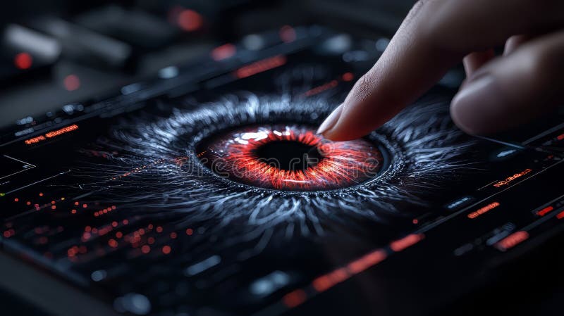 Exploring Digital Identity through the Symbolism of Touching a Red Eye ...