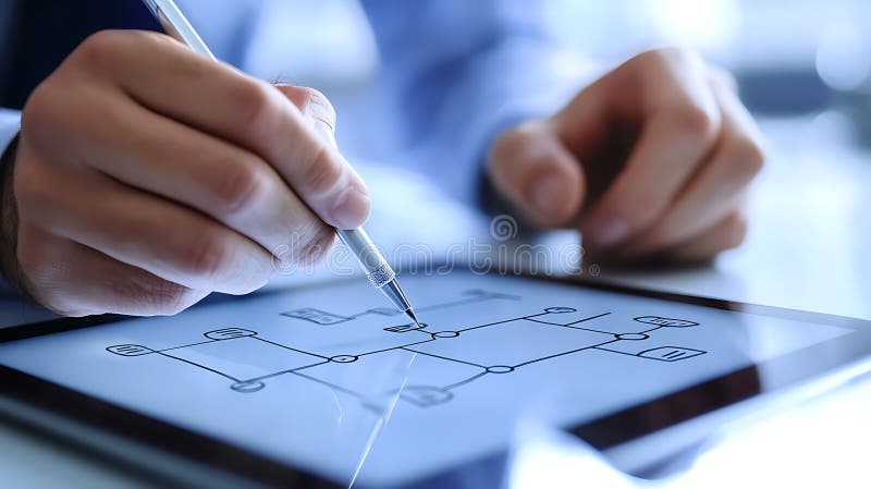 Exploring Digital Planning a Person Engaged in Concept Mapping with a ...