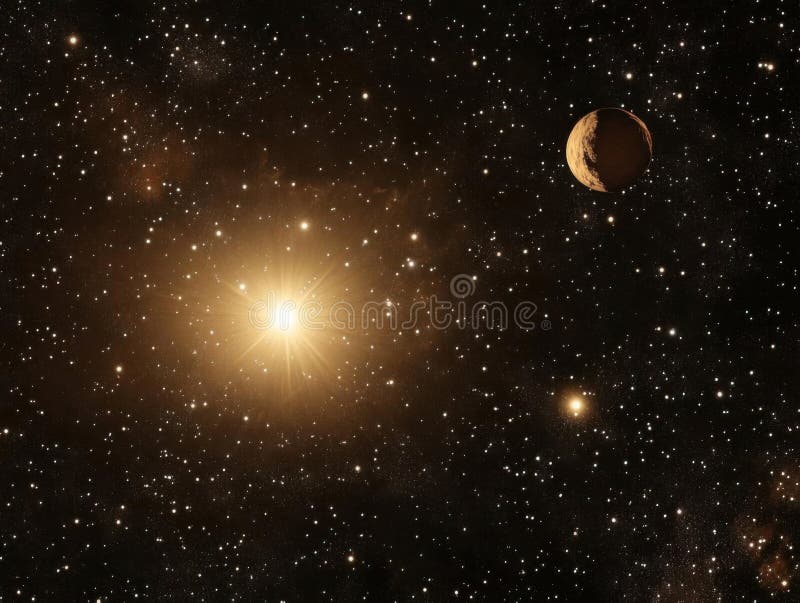 Exploring Distant Stars, Planets Orbiting a Bright Star in Deep Space ...