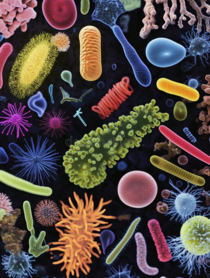 Exploring the Diverse Evolution of Bacteria through Vibrant Microscopic ...