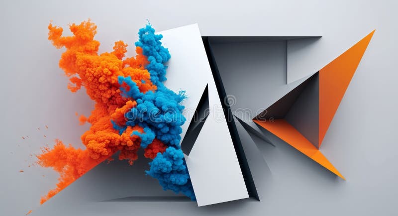 Exploring Dualities through Contrasting Colors in a Striking Graphic ...