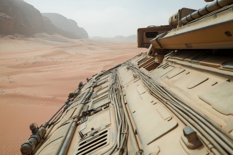 Exploring the Dusty Red Terrain of Mars with a Robotic Rover Analyzing ...