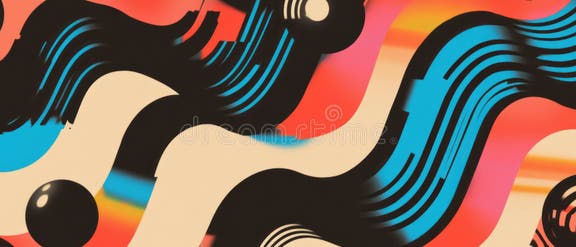 Exploring Dynamic Abstract Patterns with Rhythmic Movement and Vibrant ...