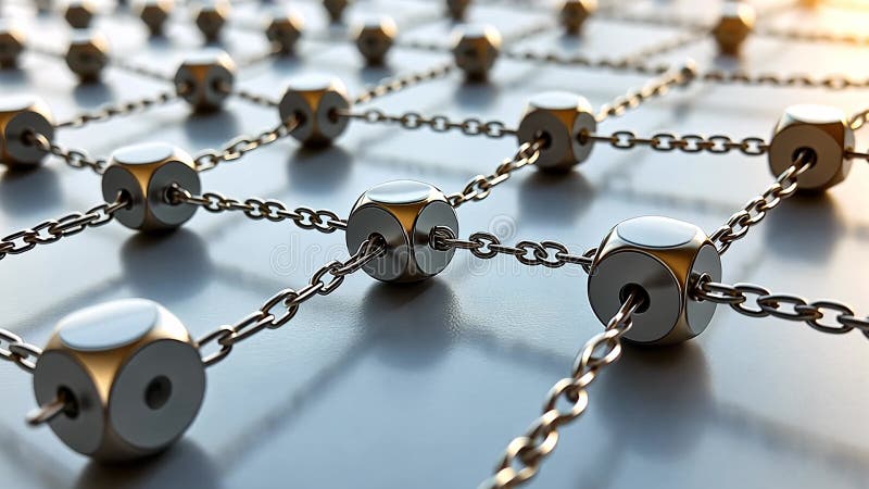 Exploring a Dynamic Chain-Link Structure with Metallic Cubes in a ...