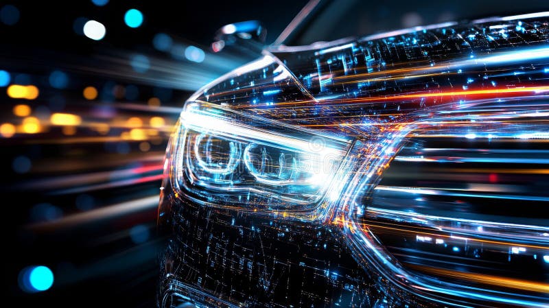 Exploring the Dynamic Interplay of Light and Motion Around a Modern Car ...