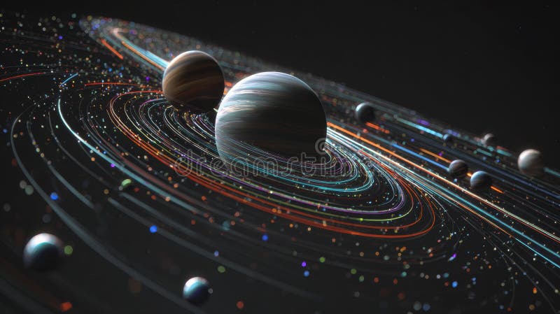 Exploring the Dynamic Solar System with Colorful Rings and Orbits ...