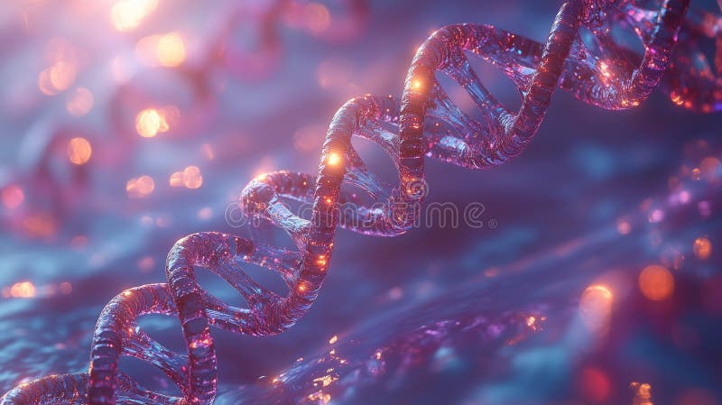 Exploring the Dynamic Structure of DNA in Cellular Biology Stock Image ...