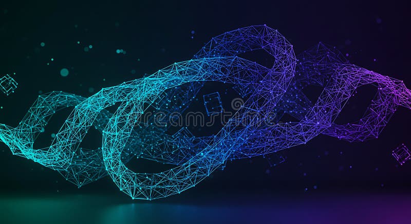 Exploring the Dynamics of Abstract 3d Wireframe Shapes in Vivid Colors ...