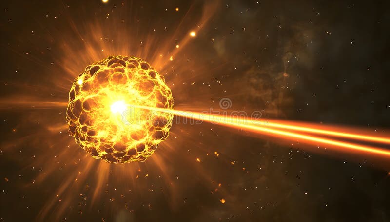 Cosmic Energy Burst stock illustration. Illustration of force - 369430462