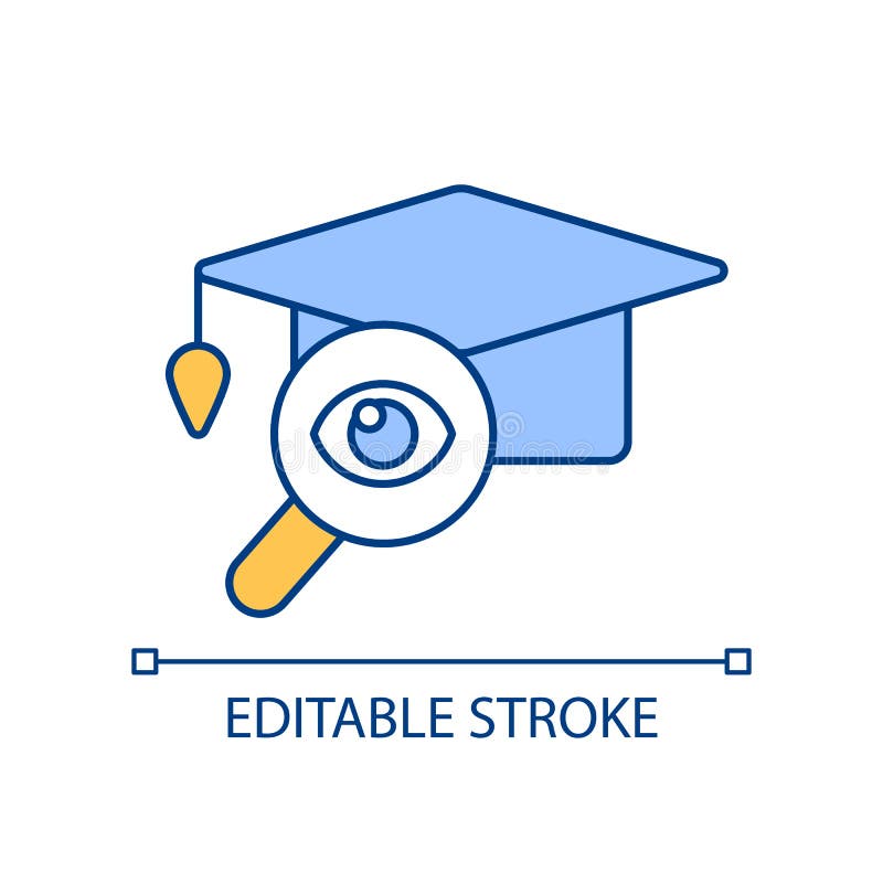 Exploring Educational Opportunities RGB Color Icon Stock Vector ...