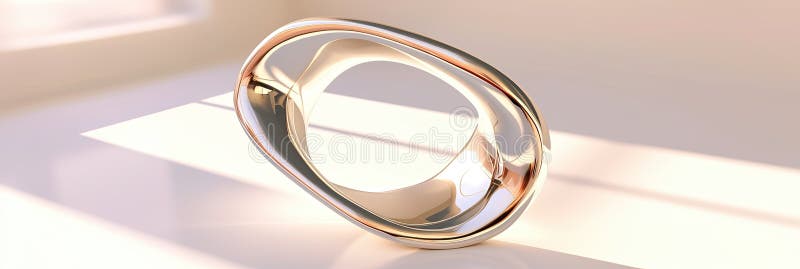 Exploring the Elegance of a Shiny Convex Gomboc Sculpture in Soft ...