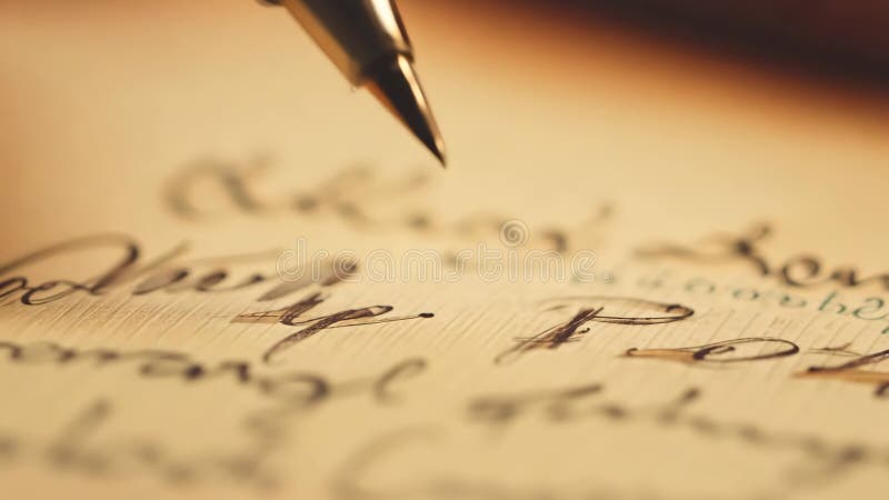 Exploring Elegant Cursive Writing in an Antique Manuscript from the ...