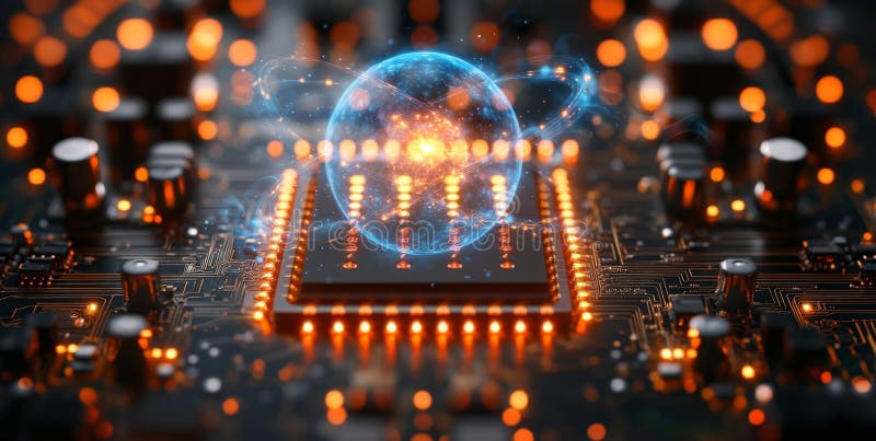 Exploring Elements Quantum Computing Qubits Neural Networks Generative Ai Stock Photos - Free ...