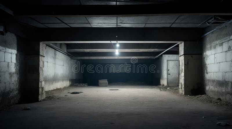 Exploring an Empty Old Basement. Stock Illustration - Illustration of ... Exploring an Empty Old Basement. Stock Illustration - Illustration of ...
