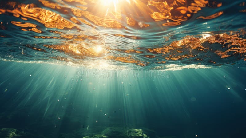 Exploring the Enchanting Underwater World Captivating Water Bubbles and ...