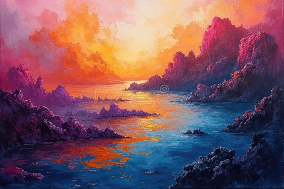 Exploring Endless Realms stock illustration. Illustration of shadow ...