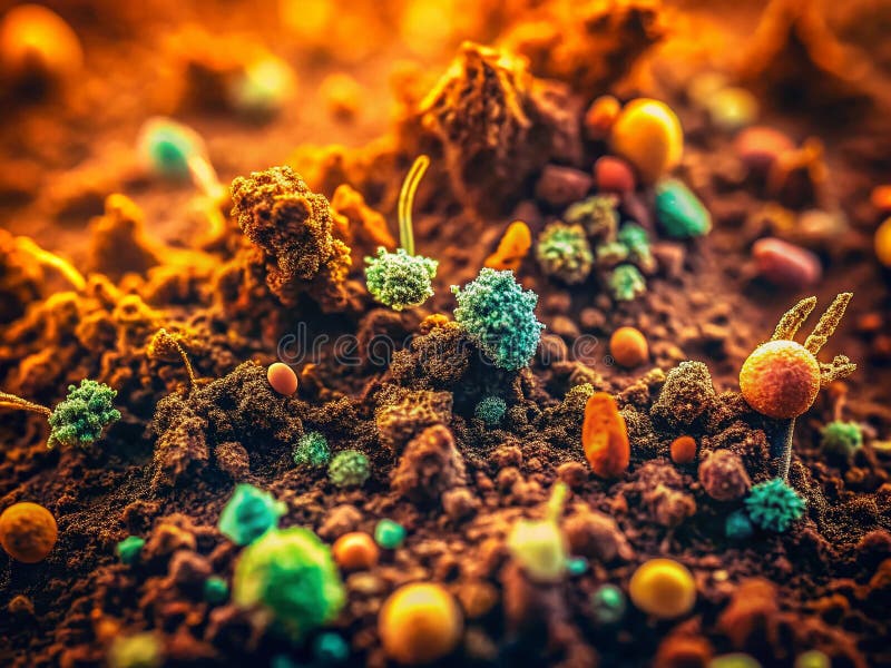 Exploring the Enigmatic Microcosm of Soil Stunning Vintage Microscopy ...