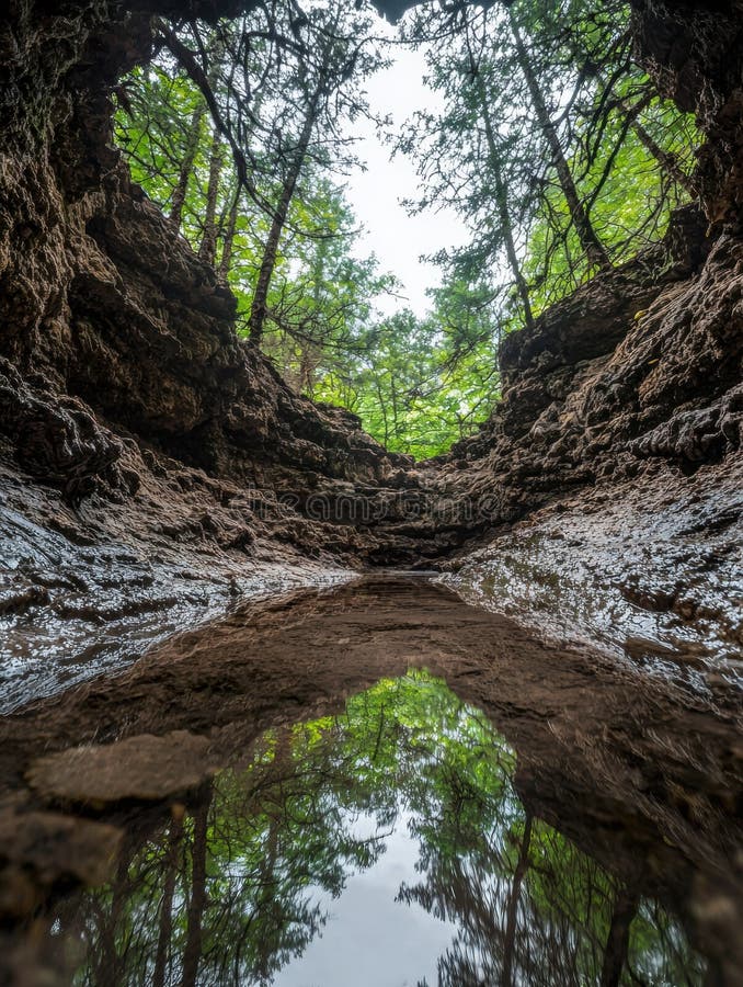 Exploring the Enigmatic View of a Forest through a Mysterious Hole in ...