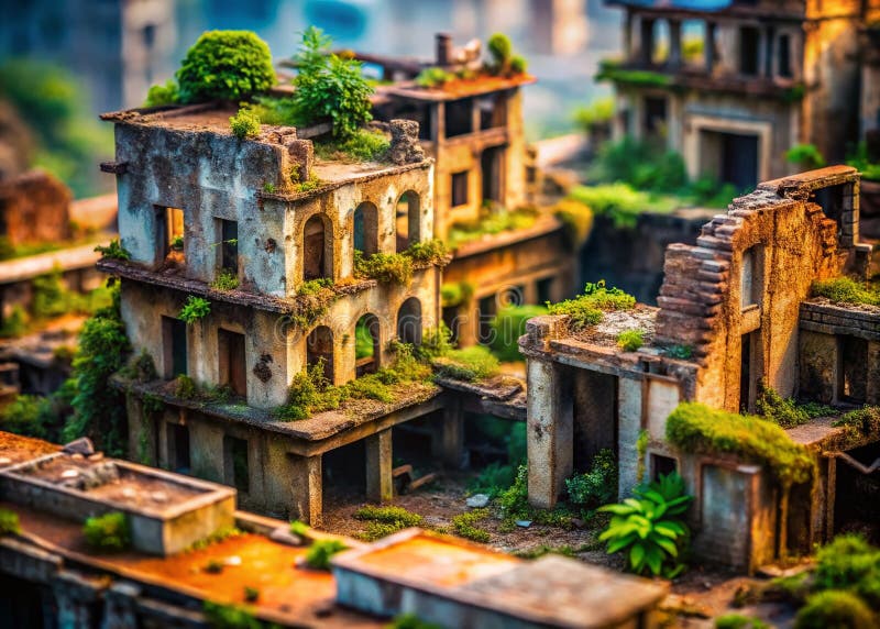 Exploring the Ephemeral Beauty of Urban Decay a TiltShift Perspective ...