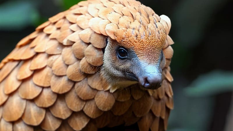 Exploring the Fascinating Behavior of a Pangolin in a Lush Forest ...