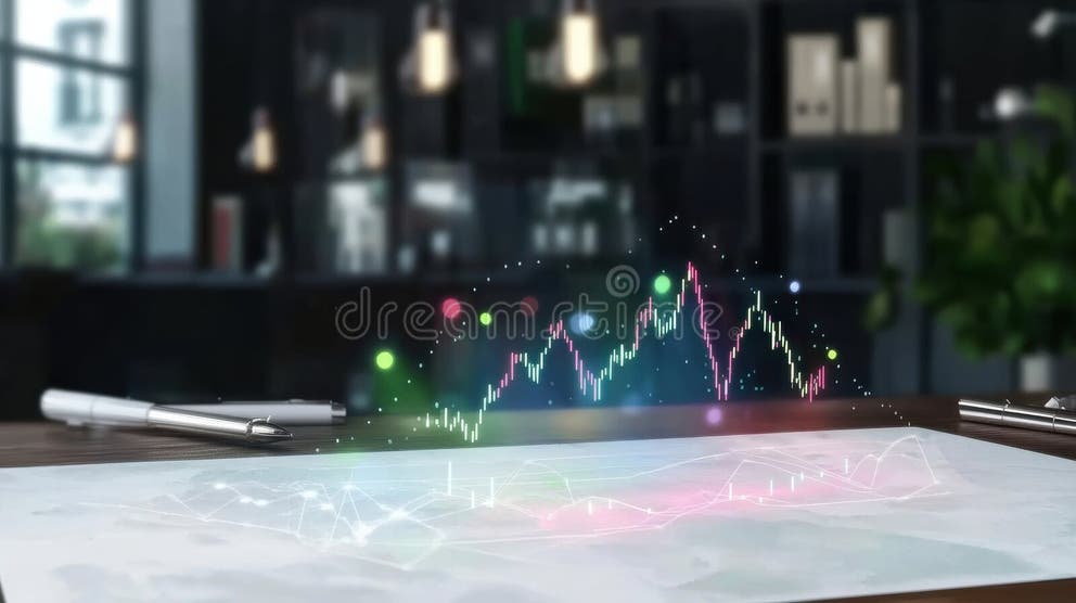 Exploring Financial Insights through Creative Drawings on a Table with ...
