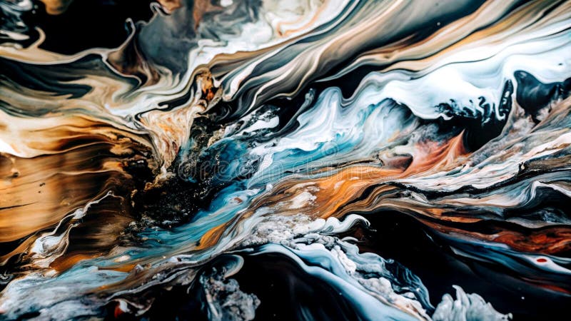 Exploring the Flow of Time an Abstract Journey through Form and Color ...