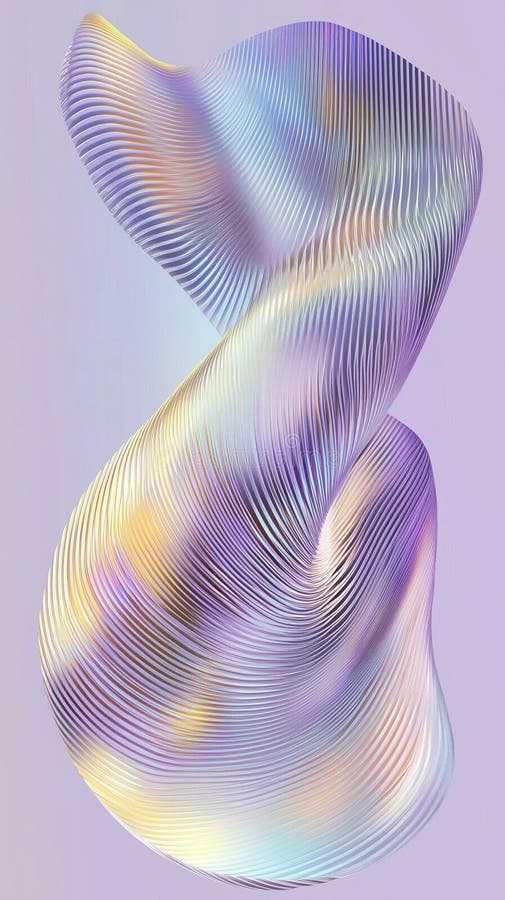 Exploring Fluidity in Abstract Design with a Purple and White Gradient ...