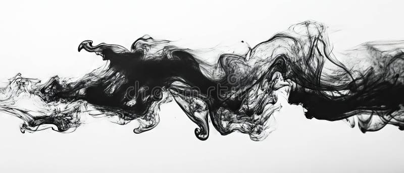 Exploring the Fluidity and Texture of Drawing Ink through Varied Shades ...