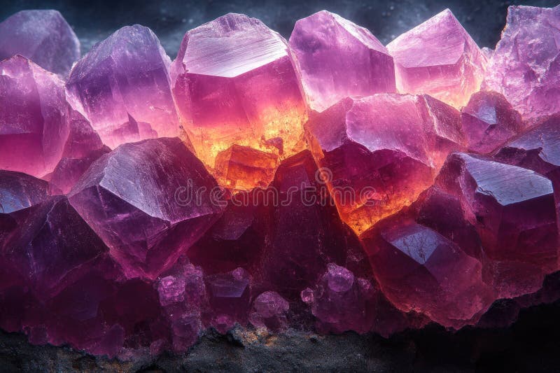 Exploring Fluorite: Crystal Structure, Texture, and Geology O Stock ...