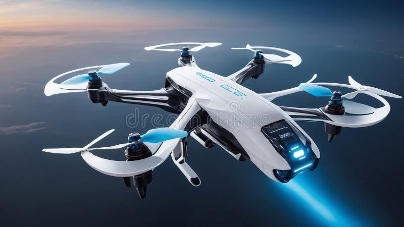 Exploring the Frontier: the Evolution of Sci-Fi Futuristic Drone Stock ...