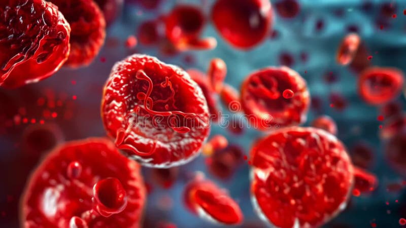 Exploring the Function of Red Blood Cells in Human Circulation Stock ...